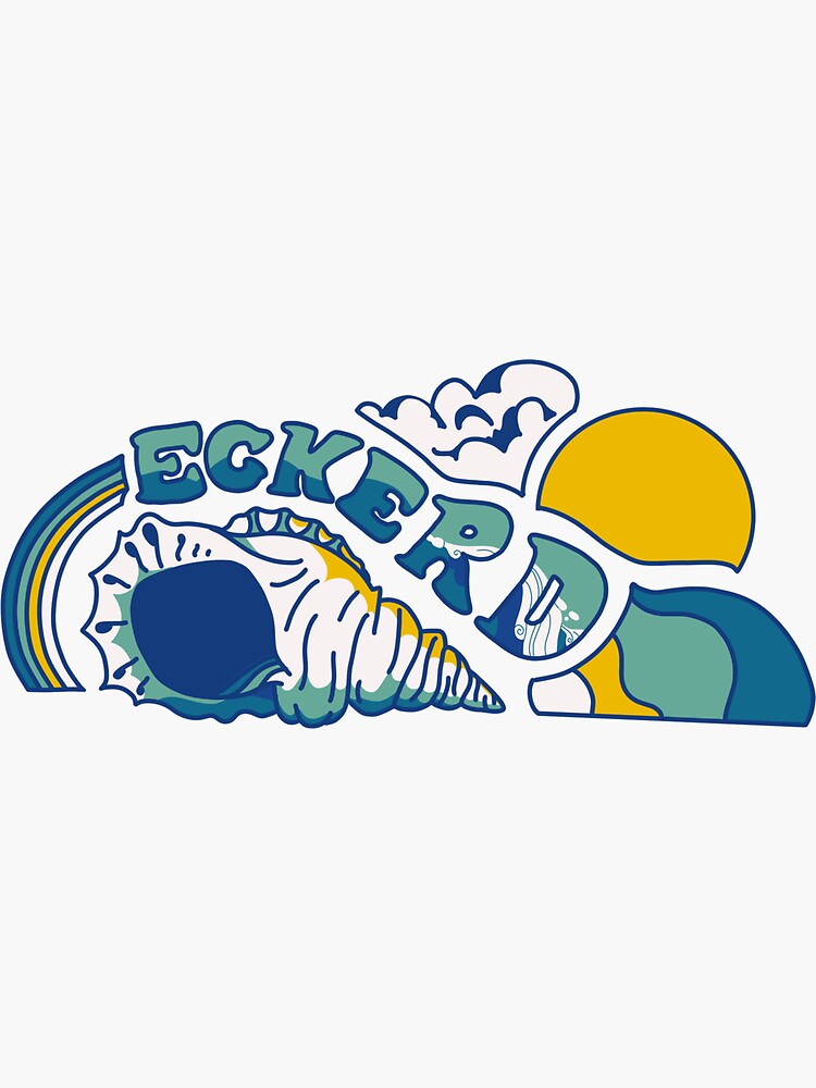 "Retro Inspired Eckerd Design" Sticker for Sale by Jeebubbs | Redbubble