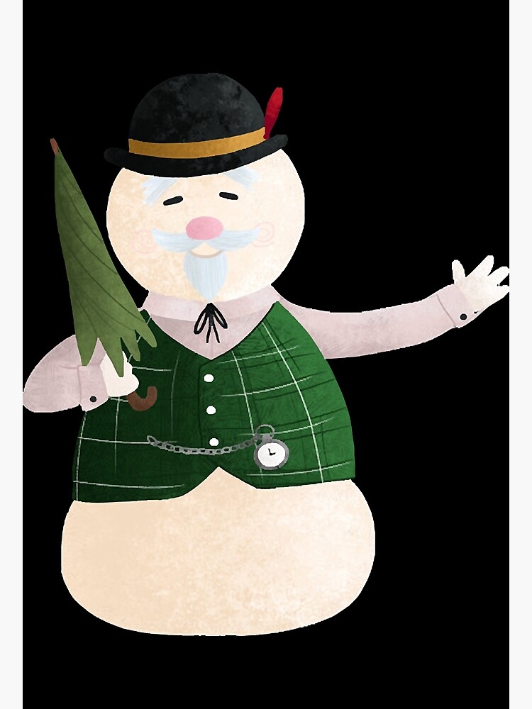 "Sam the Snowman " Poster for Sale by alxandermu | Redbubble