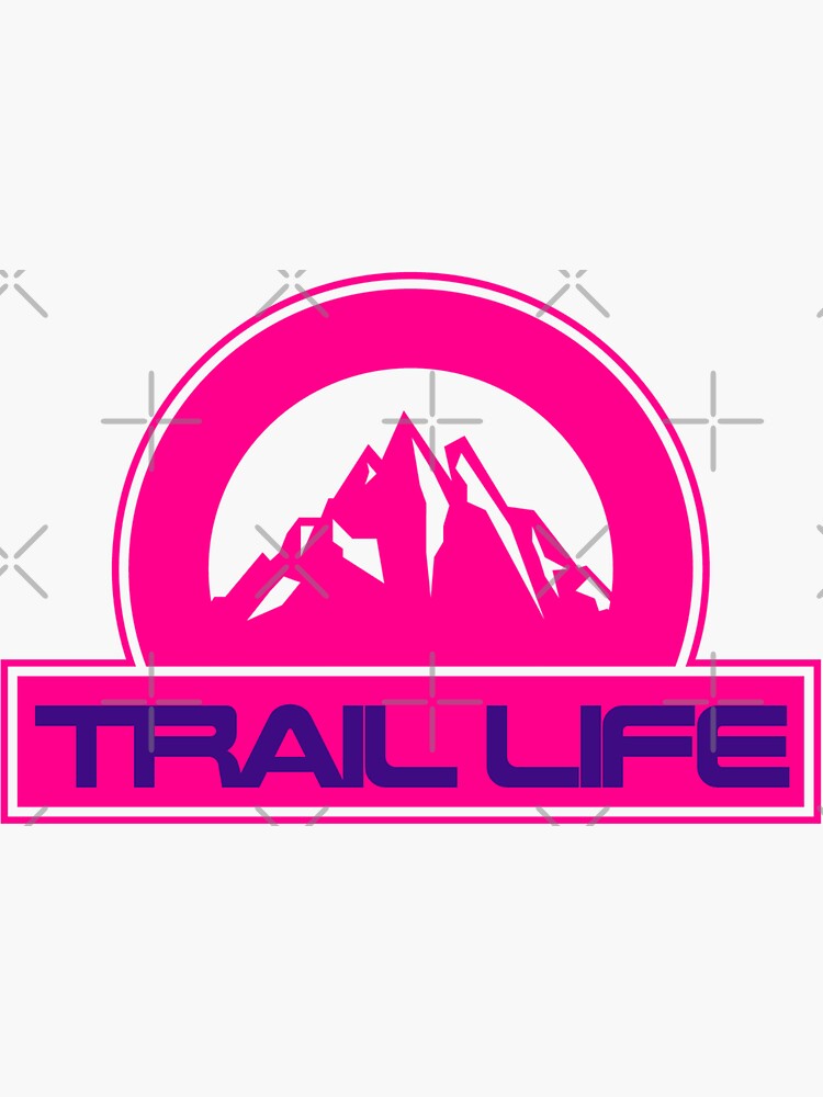 "Trail Life Decal Pink/Purple " Sticker for Sale by Sleepygirl2010 ...