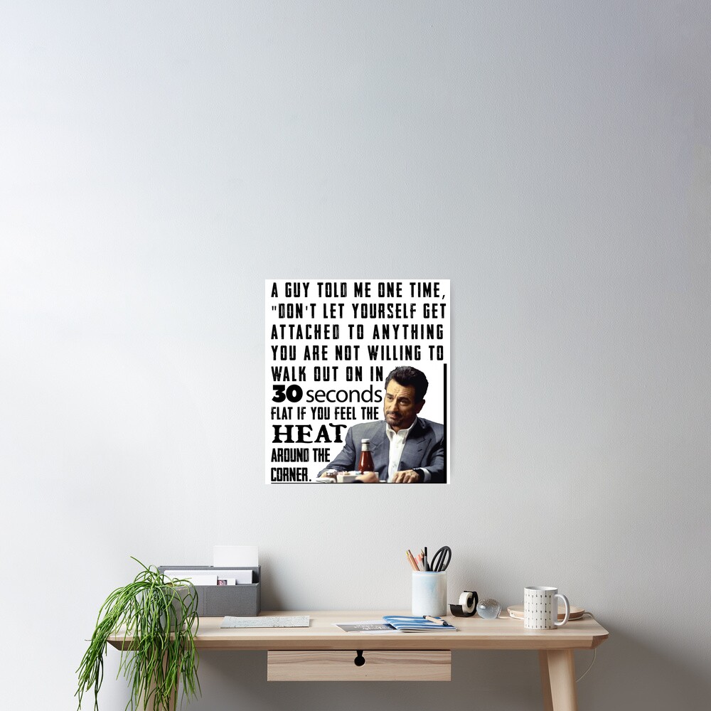 "Heat(1995) Neil Mccauley 06" Poster by thebluebouy | Redbubble