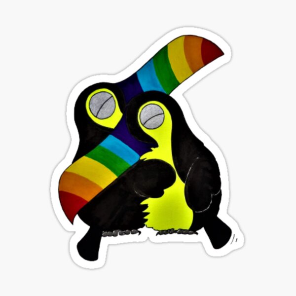 "Gay Toucans" Sticker for Sale by Grassquit | Redbubble