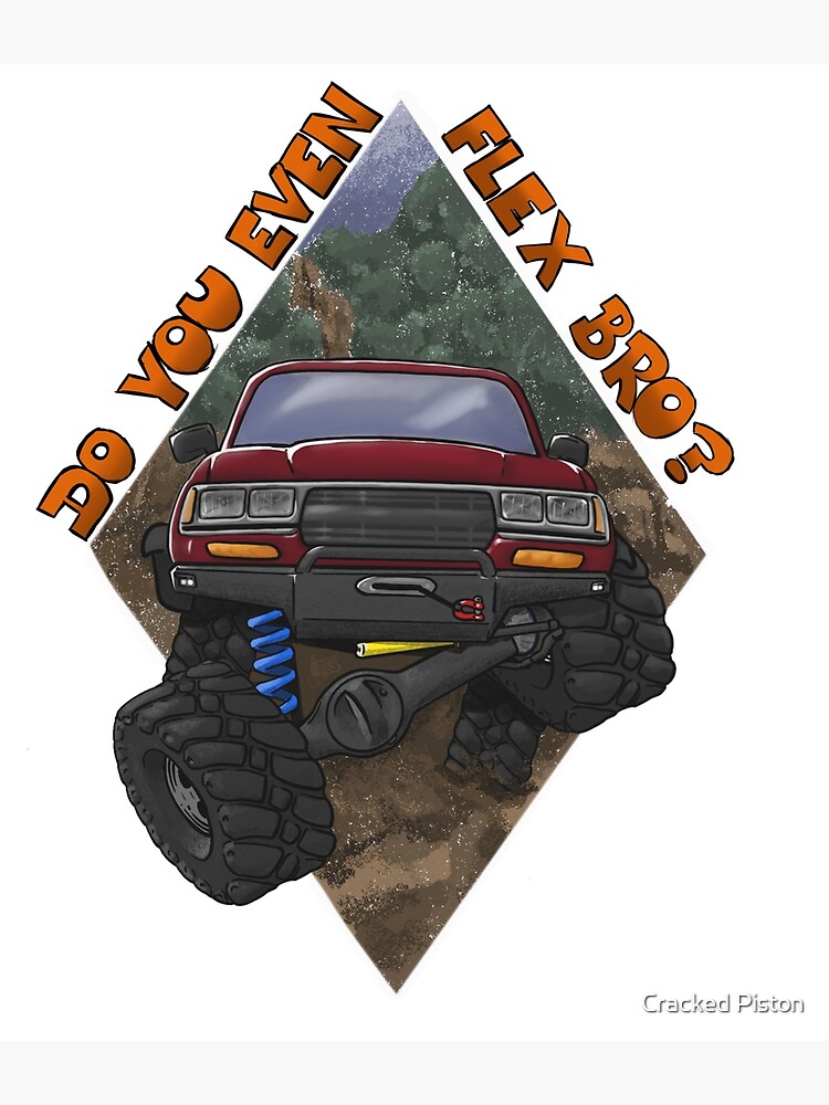 "Landcruiser 80 Series - Flexing" Poster for Sale by diegoalmeida ...