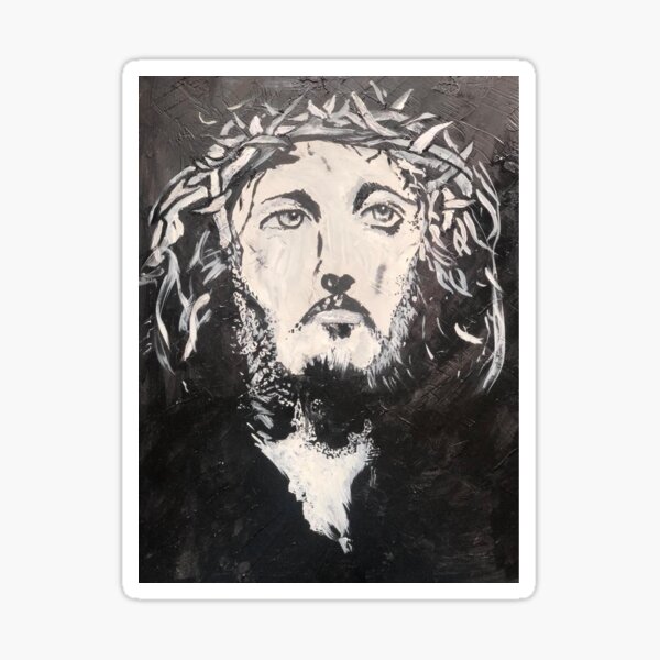 "Jewish King, Jesus" Sticker for Sale by Sakura-Prints | Redbubble