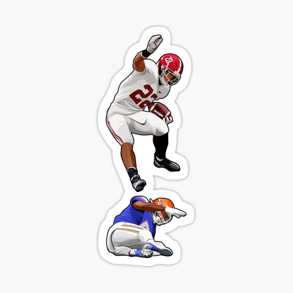 "Najee Harris Leap Over Kaiir Elam" Sticker for Sale by GoWinder ...