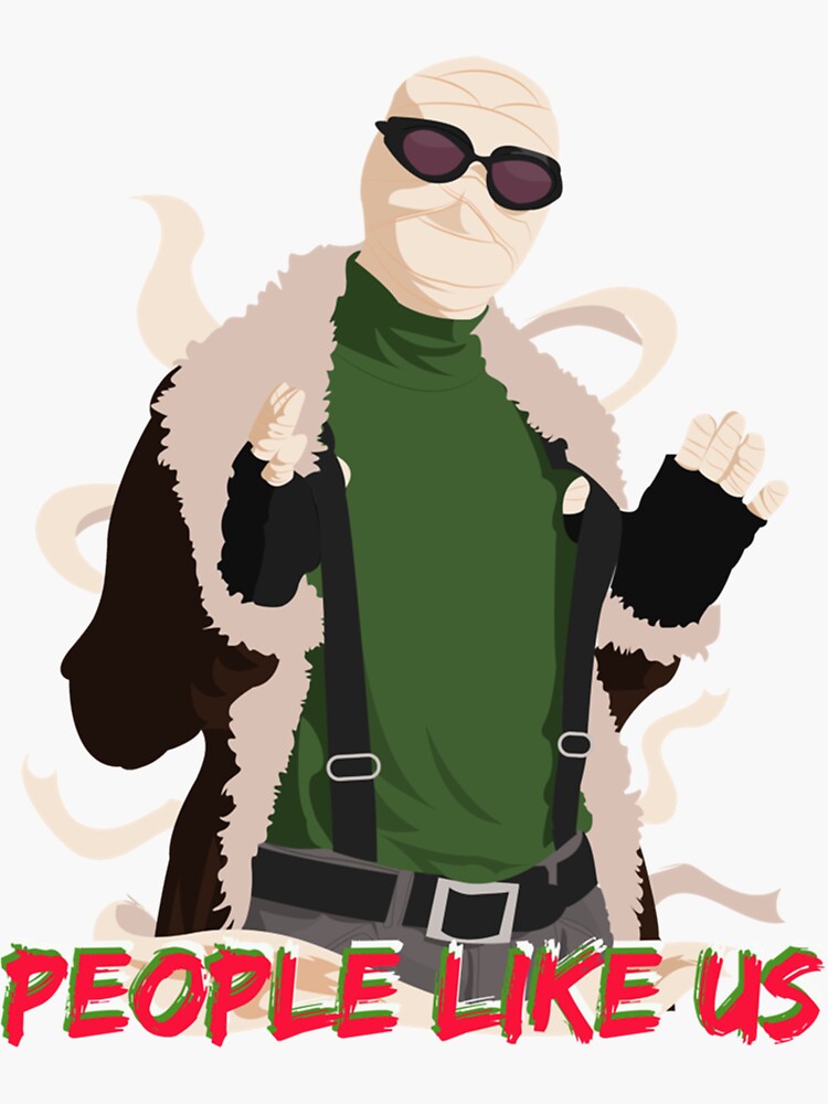 "Negative Man Classic" Sticker for Sale by CamaManner | Redbubble