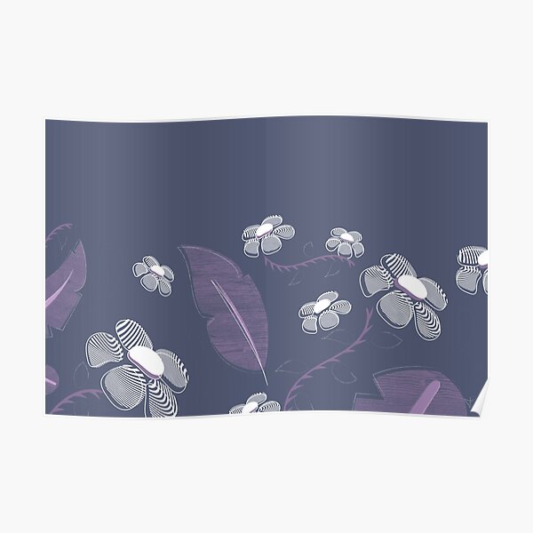 "THE TRIPPY FLOWER PATTERN ON PURPLE/ VIOLET TONE AND SHADE (Series ...