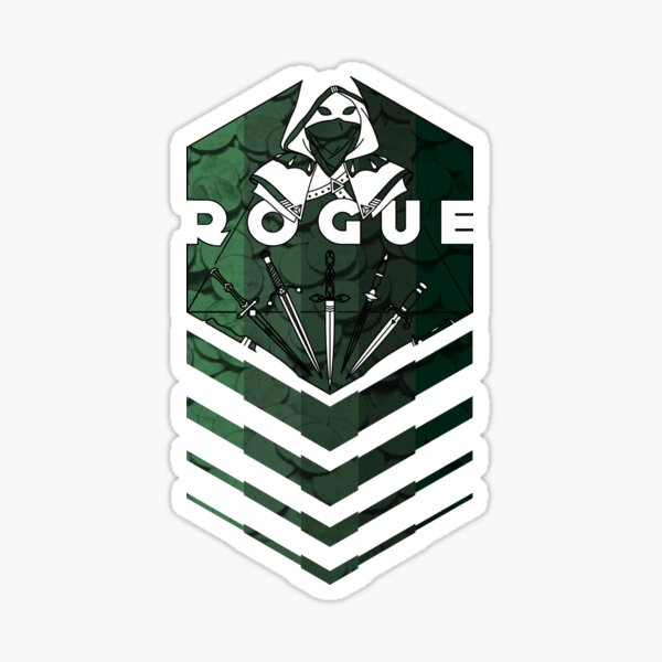 "DnD Rogue Class " Sticker for Sale by PrintProteege | Redbubble
