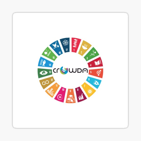 "Crowda Corporate Button SDG" Stickerundefined by HappyArchitect ...