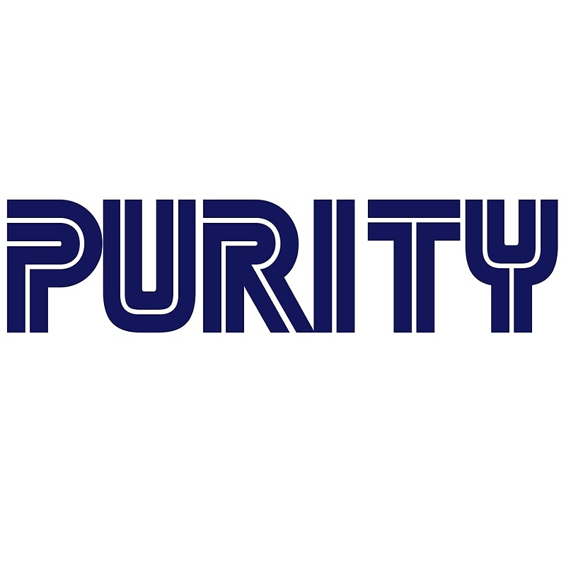 "Purity Logo Blue" by Purity Clothing Co | Redbubble