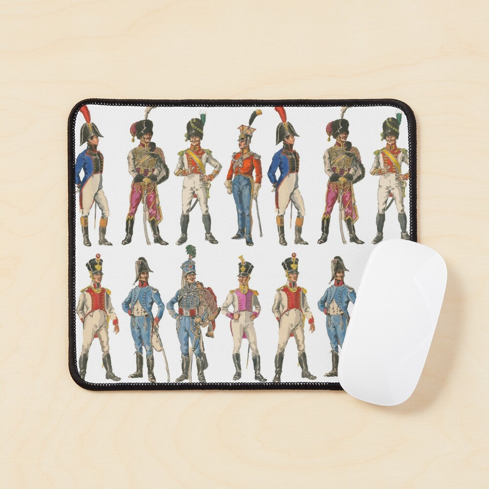 "Napoleonic naples army uniform plates" Mounted Print for Sale by Phil ...