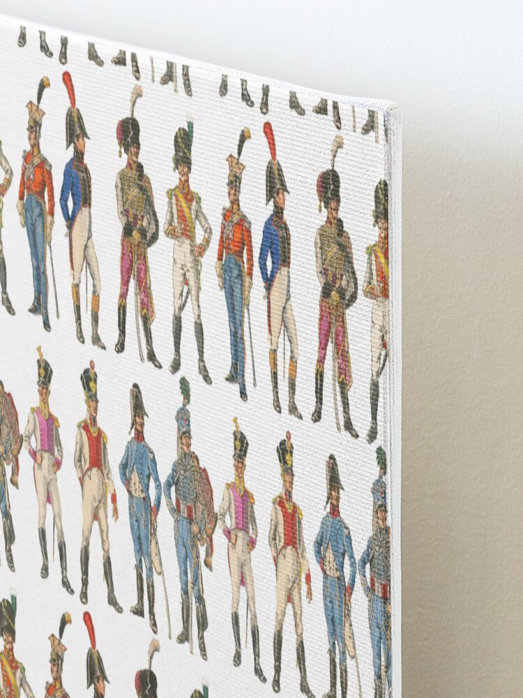 "Napoleonic naples army uniform plates" Mounted Print for Sale by Phil ...