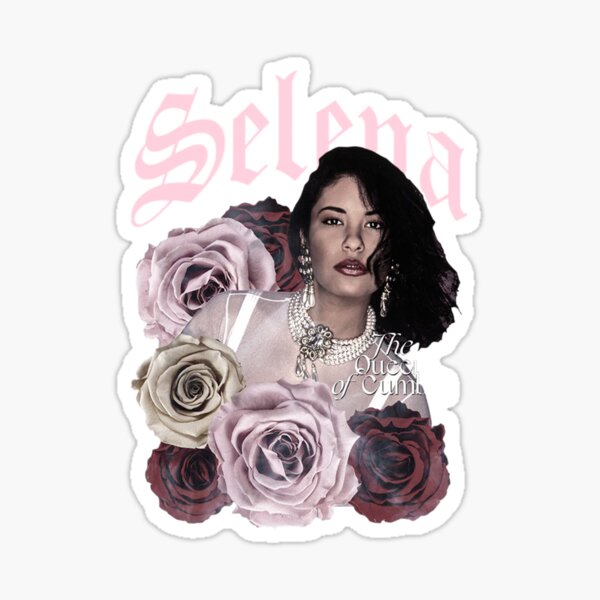 "Selena the queen of cumbia" Sticker for Sale by Stephan-Freud | Redbubble