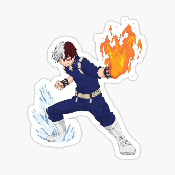 "My Hero Academia - Shoto Todoroki " Sticker by RevisEllana | Redbubble