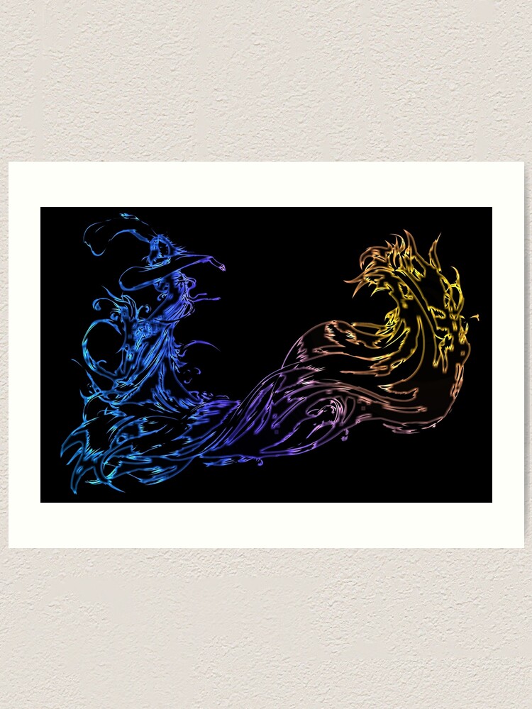 FINAL FANTASY ° Final Fantasy X Neon Logo" Art Print for Sale by ...