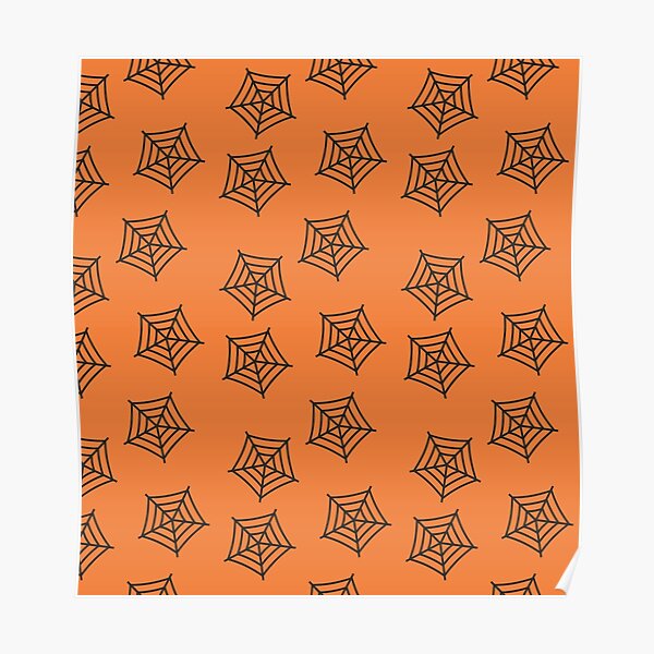 "Halloween Spider Web" Poster for Sale by Subrylios | Redbubble