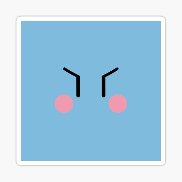 "clannad dango face - male variant " Sticker for Sale by The-Third ...