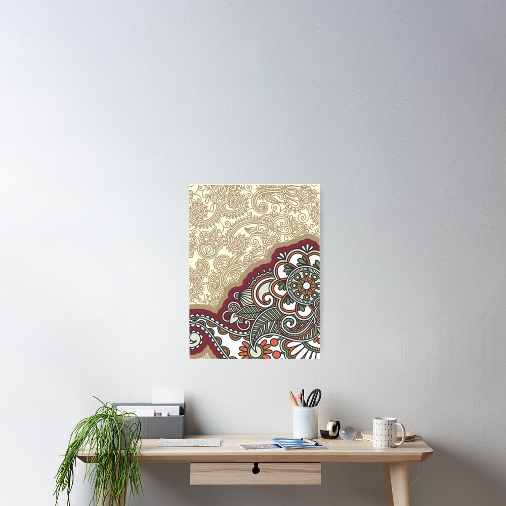 "Traditional motif batik " Poster for Sale by Erwin-key | Redbubble