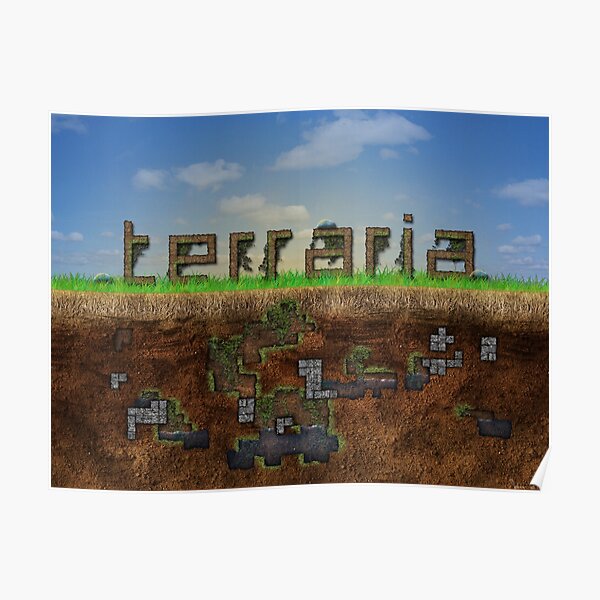 "Terraria Game Poster" Poster for Sale by Gnextdoor22 | Redbubble
