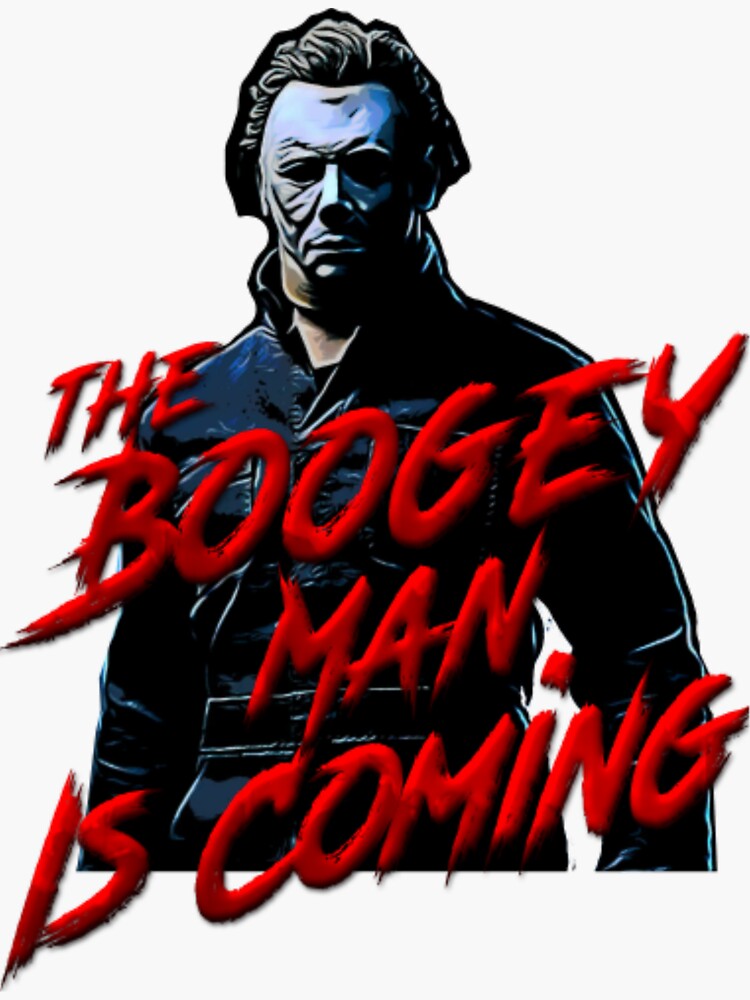 "Boogy man" Sticker for Sale by FredaWMayfield | Redbubble