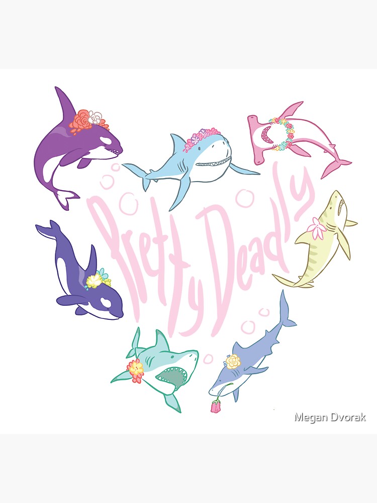 "Pretty Deadly" Sticker for Sale by LadyMeggieMan | Redbubble