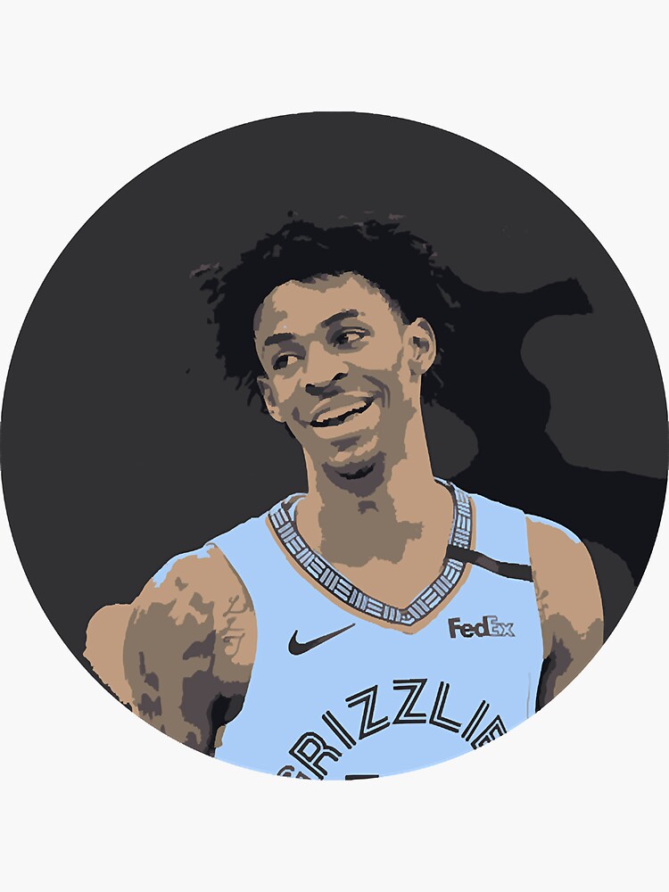 "Ja Morant designs and art ,Ja Morant illustration " Sticker for Sale ...