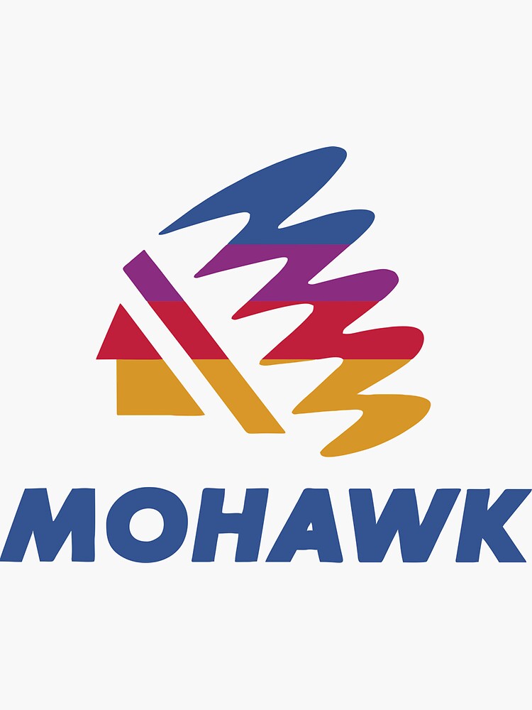 "Mohawk Oil." Sticker for Sale by Prenthwe | Redbubble