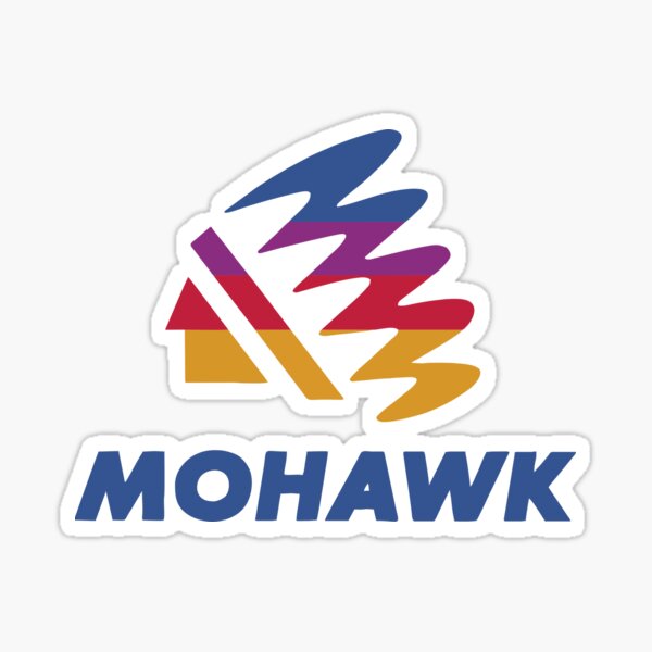 "Mohawk Oil." Sticker for Sale by Prenthwe | Redbubble