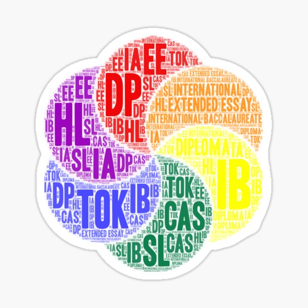 "IB DP International Baccalaureate Diploma Program Rainbow" Sticker for ...
