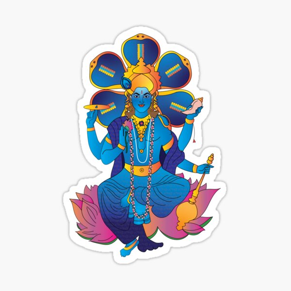 "lord vishnu t-shirt | lord vishnu art | lord vishnu illustration ...