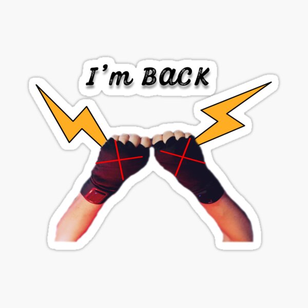 "Cm Punk Ah I'm back. Wwe again" Sticker for Sale by legendary-items ...