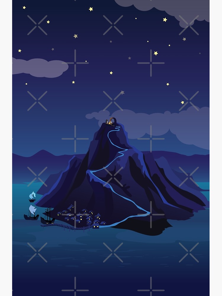 Melee Island The Secret Of Monkey Island Premium Matte Vertical Poster