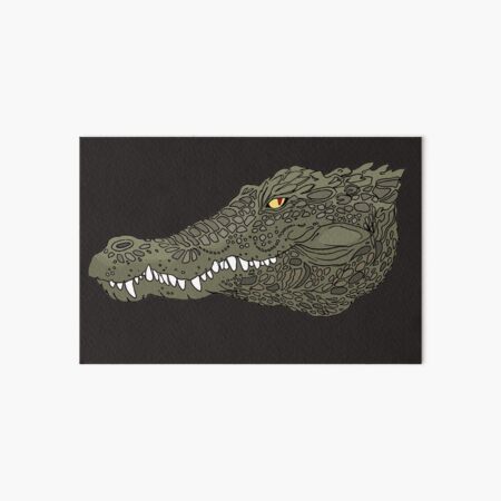 "National Animal of Timor Leste: Crocodile" Art Board Print for Sale by ...