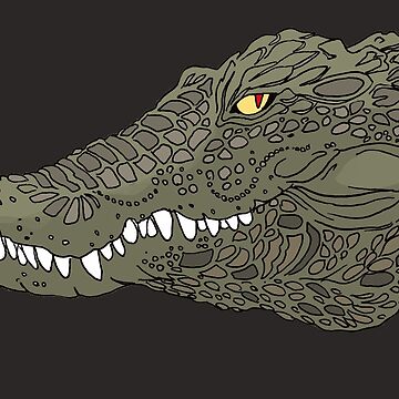 "National Animal of Timor Leste: Crocodile" Sticker for Sale by ...