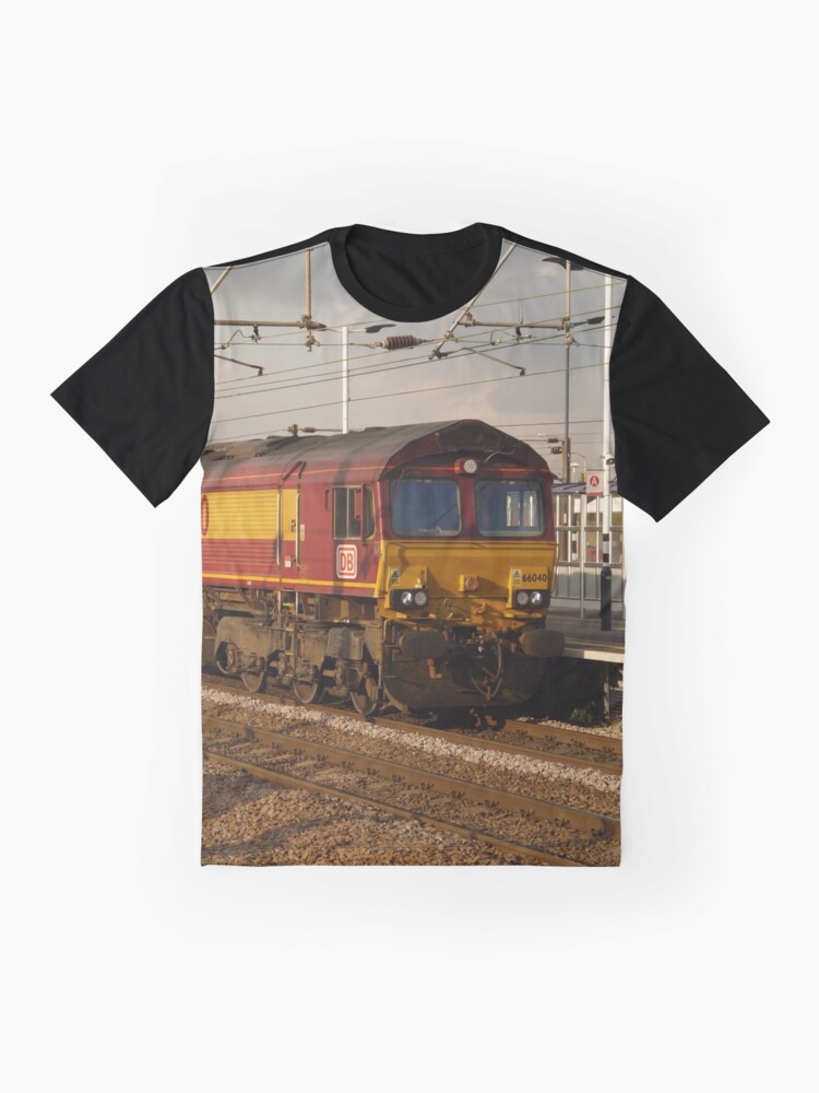"DB Schenker 66040 at Peterborough" T-shirt for Sale by Rorymacve ...