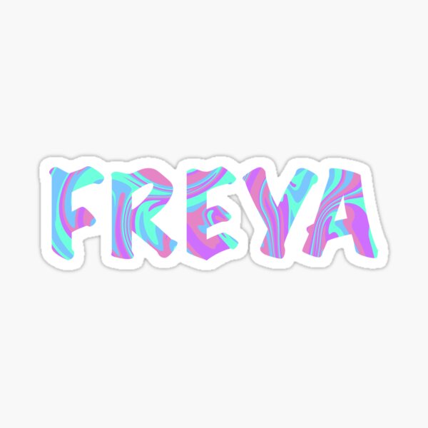 "Freya marble" Sticker for Sale by Fifi263 | Redbubble