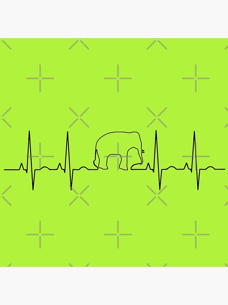 "ECG With Elephant Cellulite - Elephant" Poster for Sale by nakavt ...