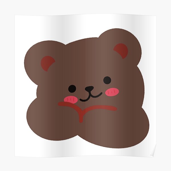 "Hello Bear" Poster by Now-empire | Redbubble