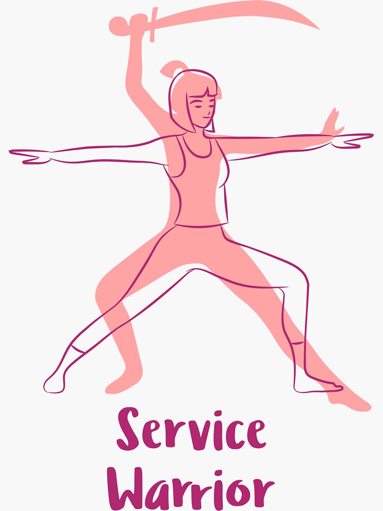 "Service Warrior" Sticker for Sale by Roustabout19 | Redbubble