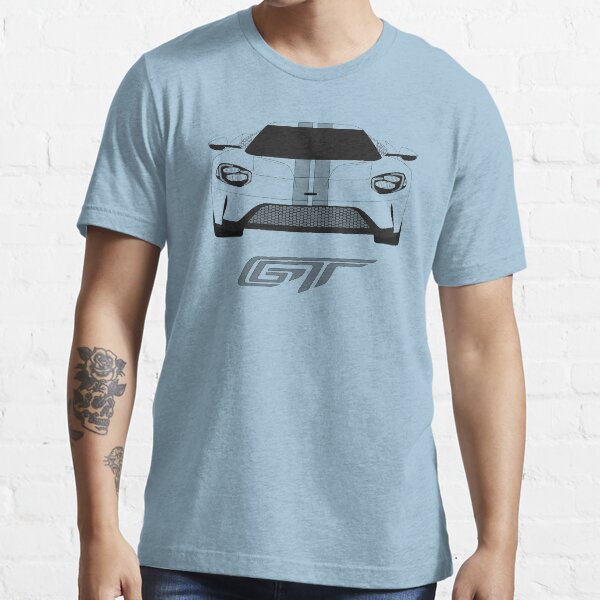 "Ford GT" T-shirt for Sale by AutomotiveArt | Redbubble | ford t-shirts ...