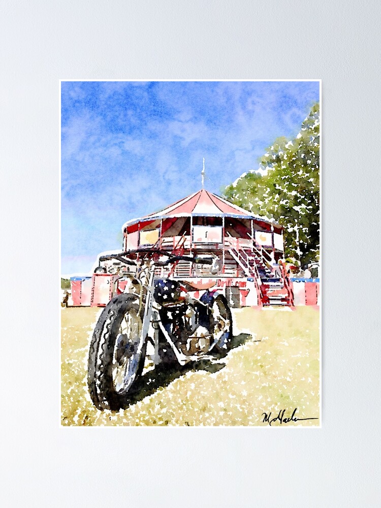 "Wall of Death" Poster by Statepallets | Redbubble