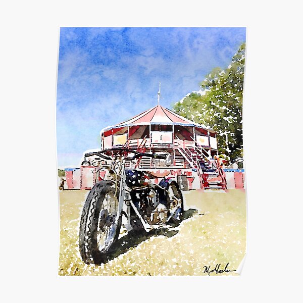 "Wall of Death" Poster by Statepallets | Redbubble