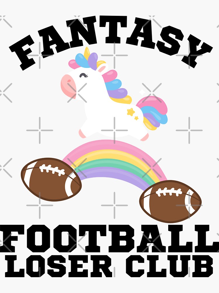 Fantasy Football Loser Club Unicorn Pink Fantasy Football League