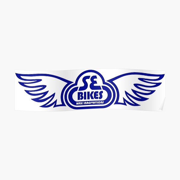 "SE Bikes vintage BMX logo" Poster for Sale by Artyssytb | Redbubble