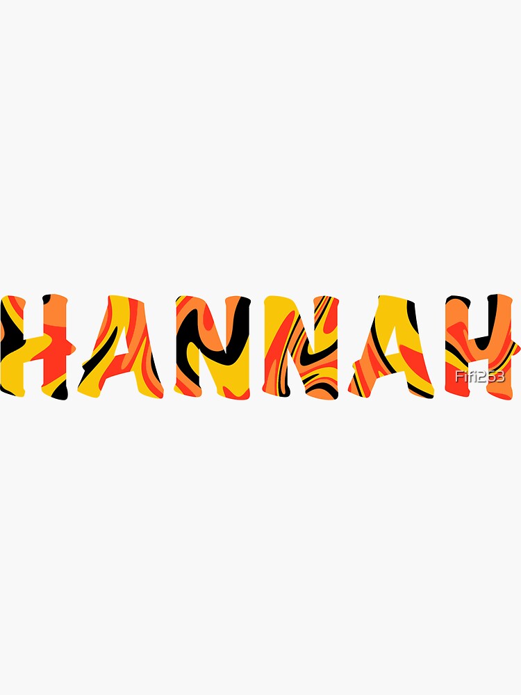 "Hannah marble" Sticker for Sale by Fifi263 | Redbubble