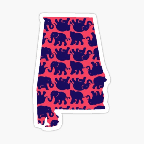 "Alabama" Sticker by stickerzzz | Redbubble