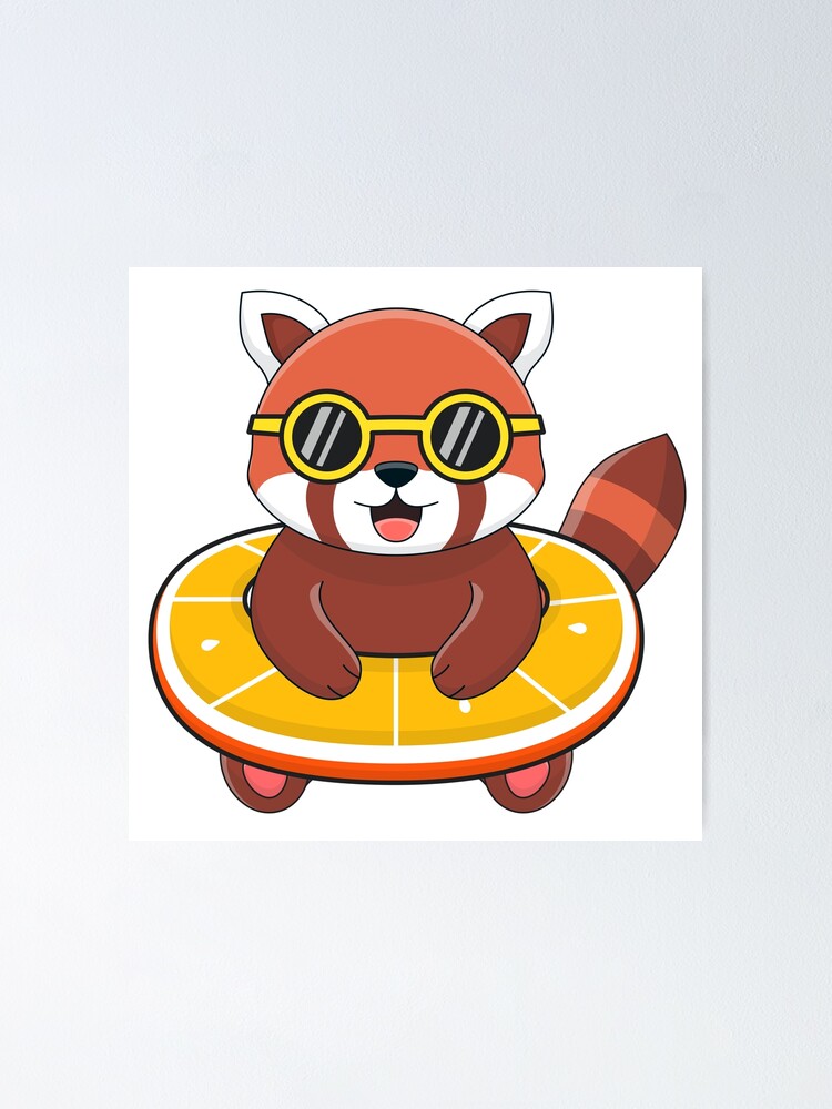 "red panda loves lemons" Poster for Sale by Emil1993 | Redbubble