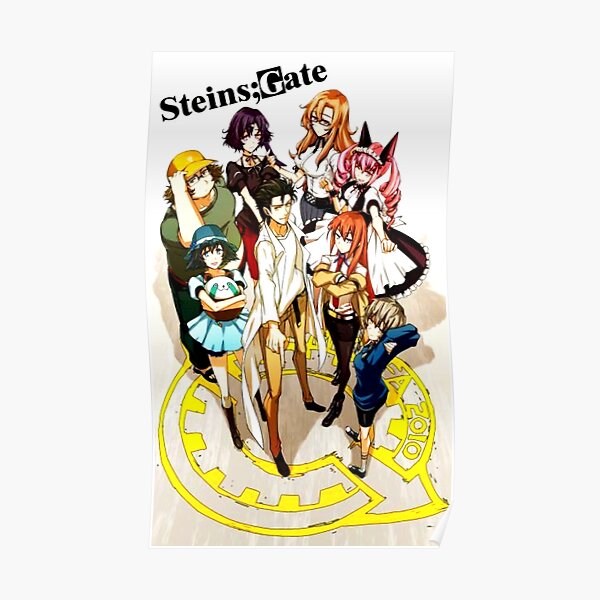 "best anime quality steins gate" Poster for Sale by joseshid3 | Redbubble