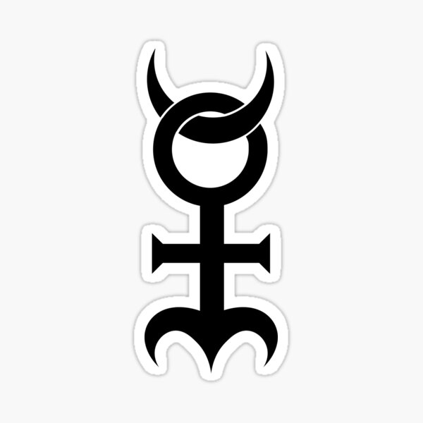 "Monad Symbol Ancient Alchemy for Gold Unity Creation" Sticker by ...