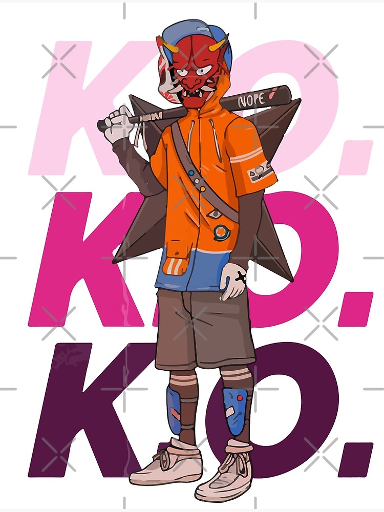 "Anime Boy KO" Poster for Sale by FEMALEANDHIM | Redbubble