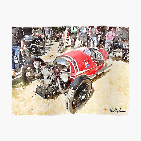 "Morgan Car" Poster for Sale by Statepallets | Redbubble